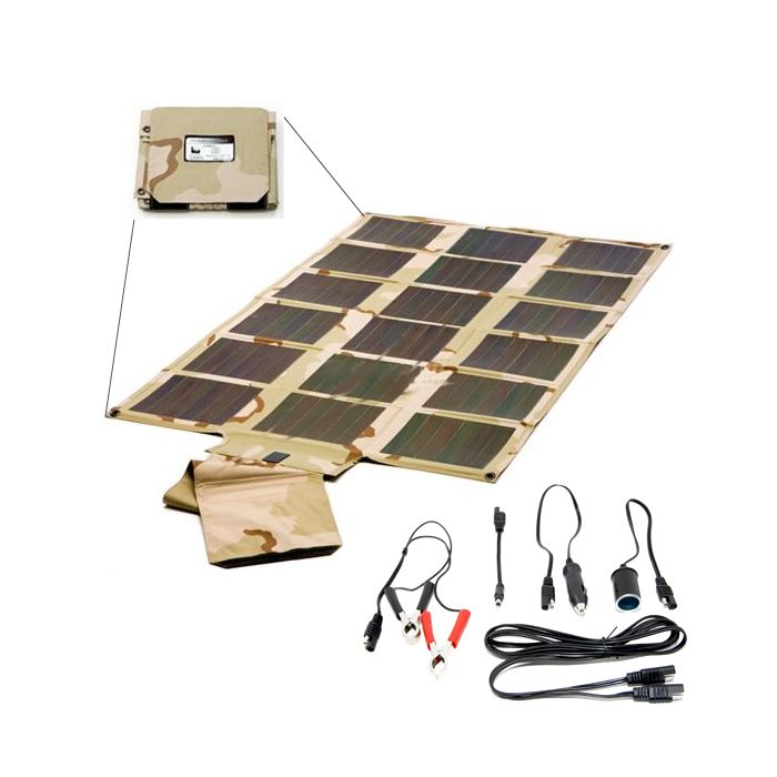 Global Solar 62 Watt Desert Camo Foldable CIGS Tech Panel P3-62